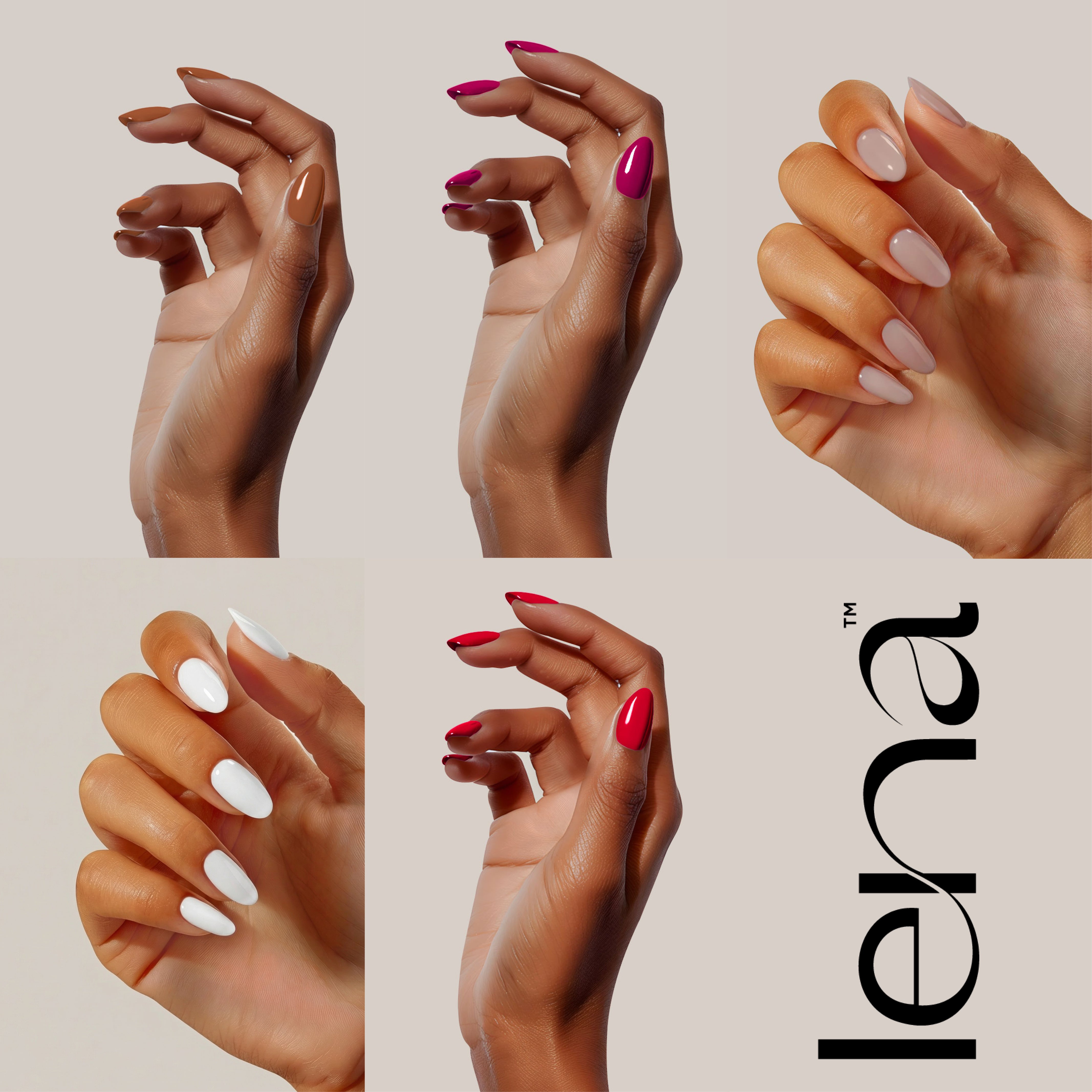 LENA Breathable & Water-Permeable Halal Nail Polish - Every Mood Edit ...