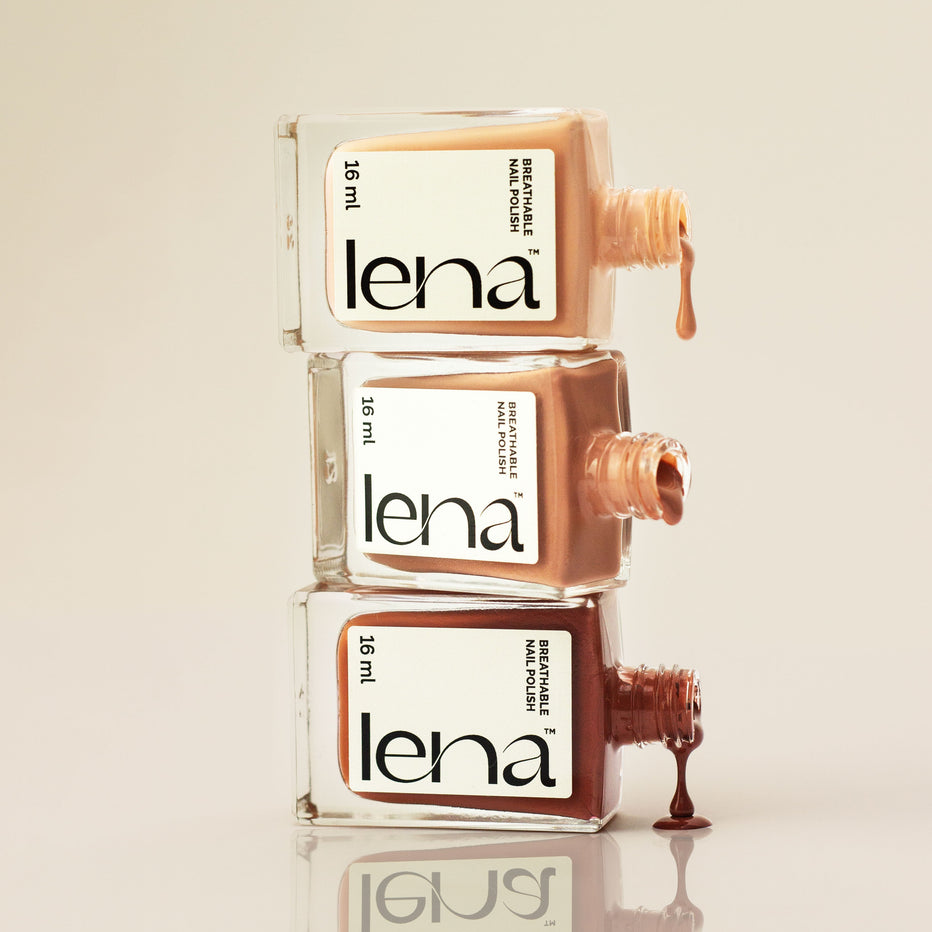 LENA Breathable & Water-Permeable Halal Nail Polish - Flawless Make Up ...