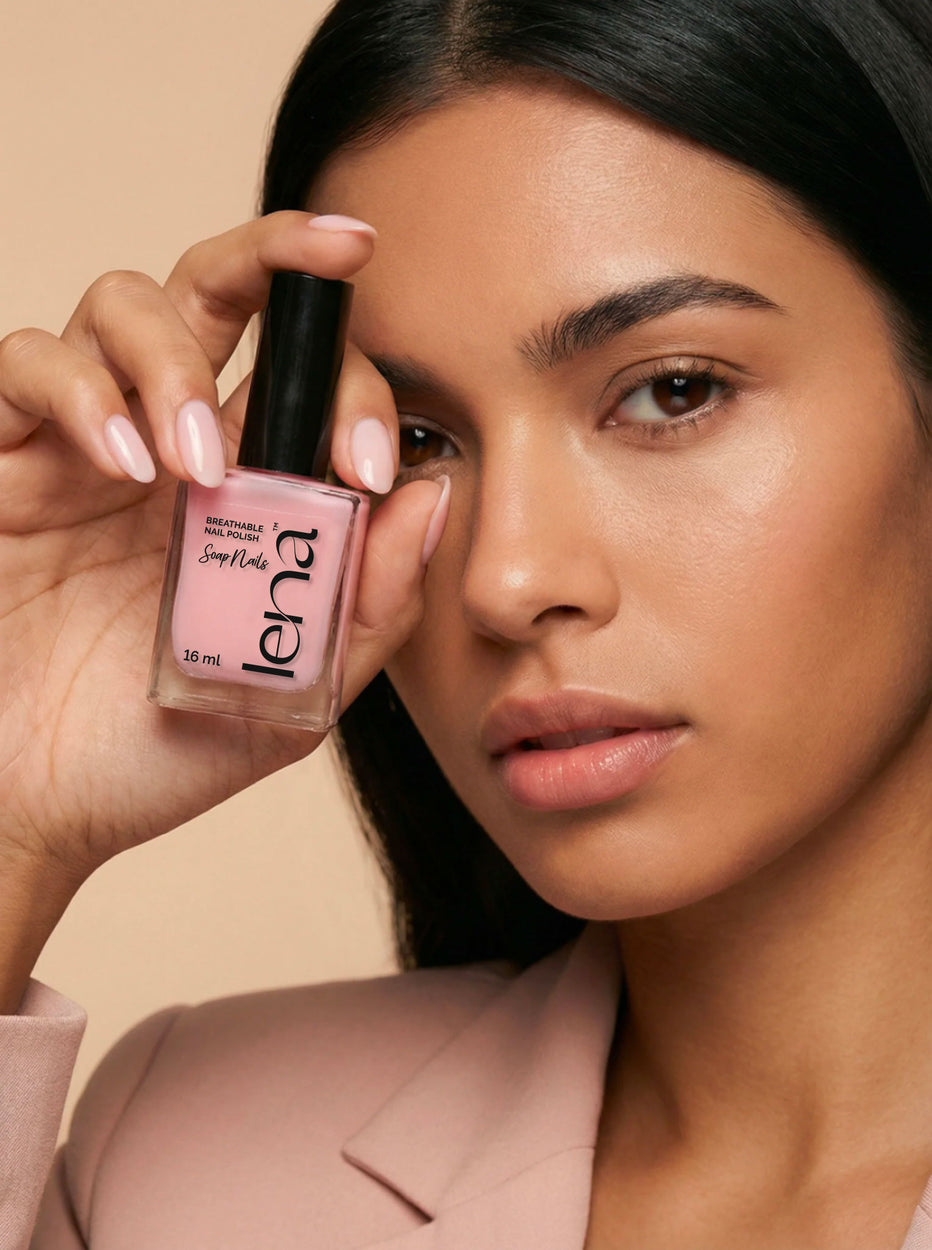 LENA Breathable & Water-Permeable Halal Nail Polish - Flawless Make Up ...