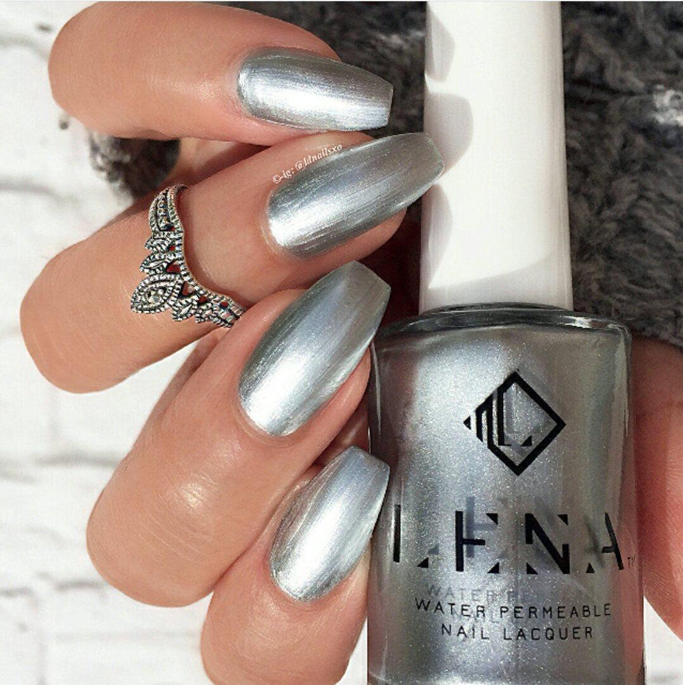 LENA - Breathable Nail Polish - Silver Wear - LE74 – LENA NAIL POLISH ...